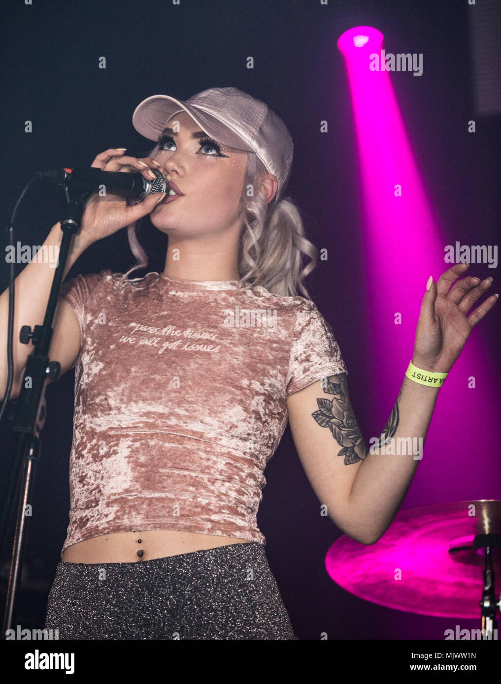 Swedish singer Angie performs live at Hoxton Square Bar & Kitchen ...