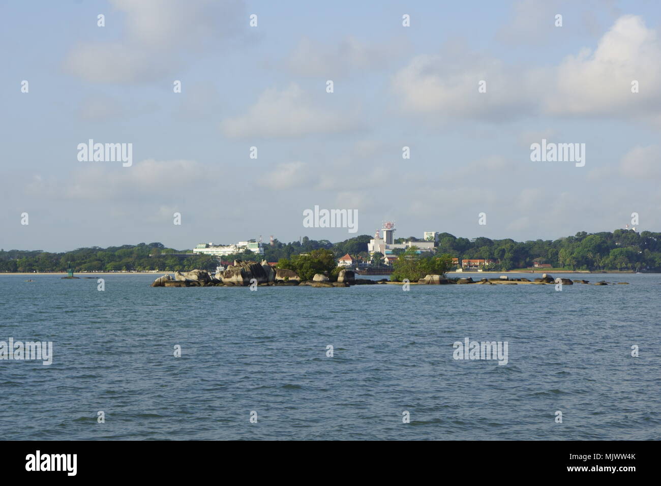 Seascape small island dramatic sky hi-res stock photography and images ...