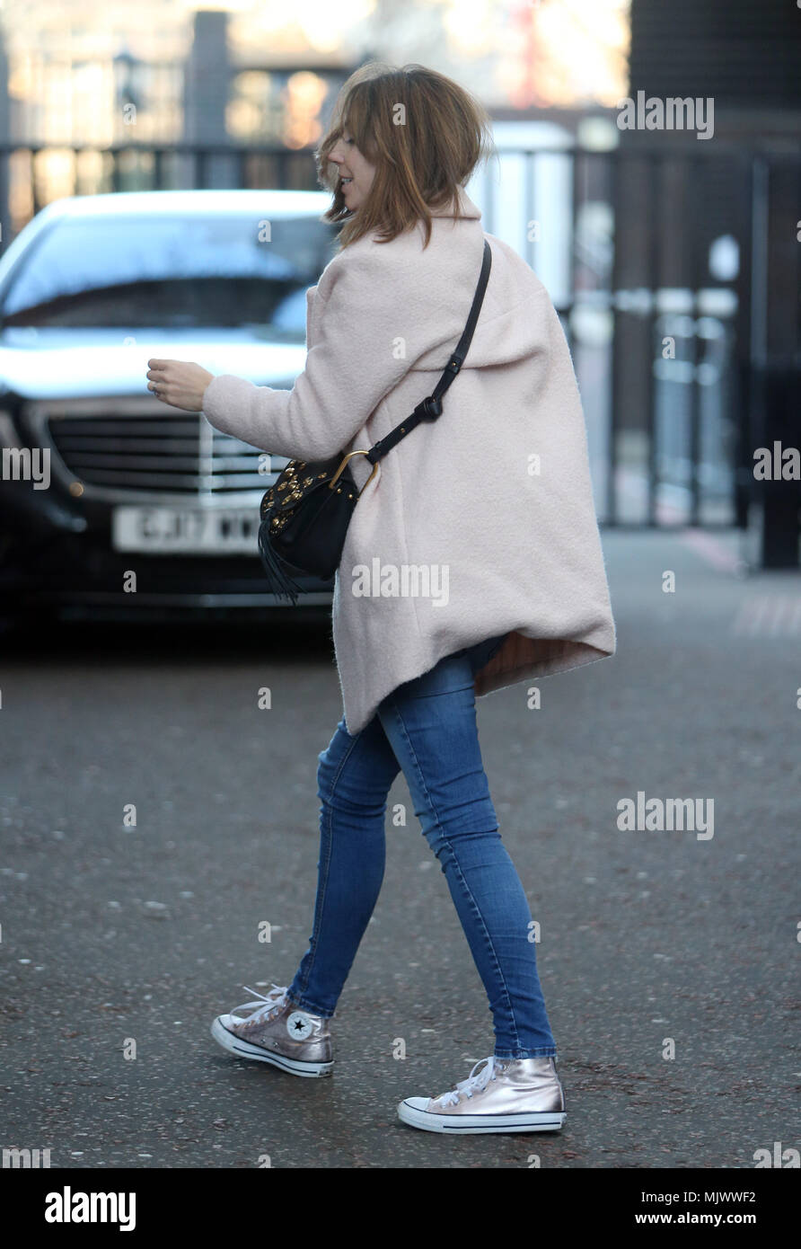 Alex Jones make up free outside ITV Studios Featuring: Alex Jones Where ...