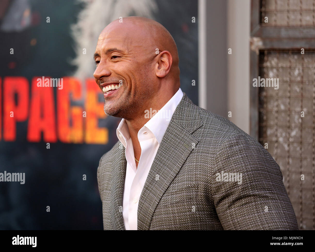 Celebrities attend 'Rampage' film premiere at the Microsoft Theater ...