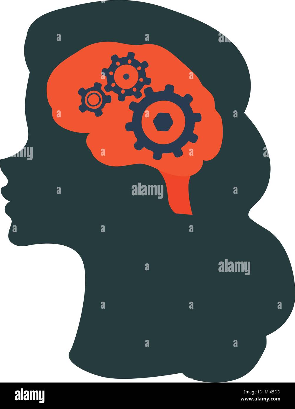 Human brain illustration Stock Vector Image & Art - Alamy