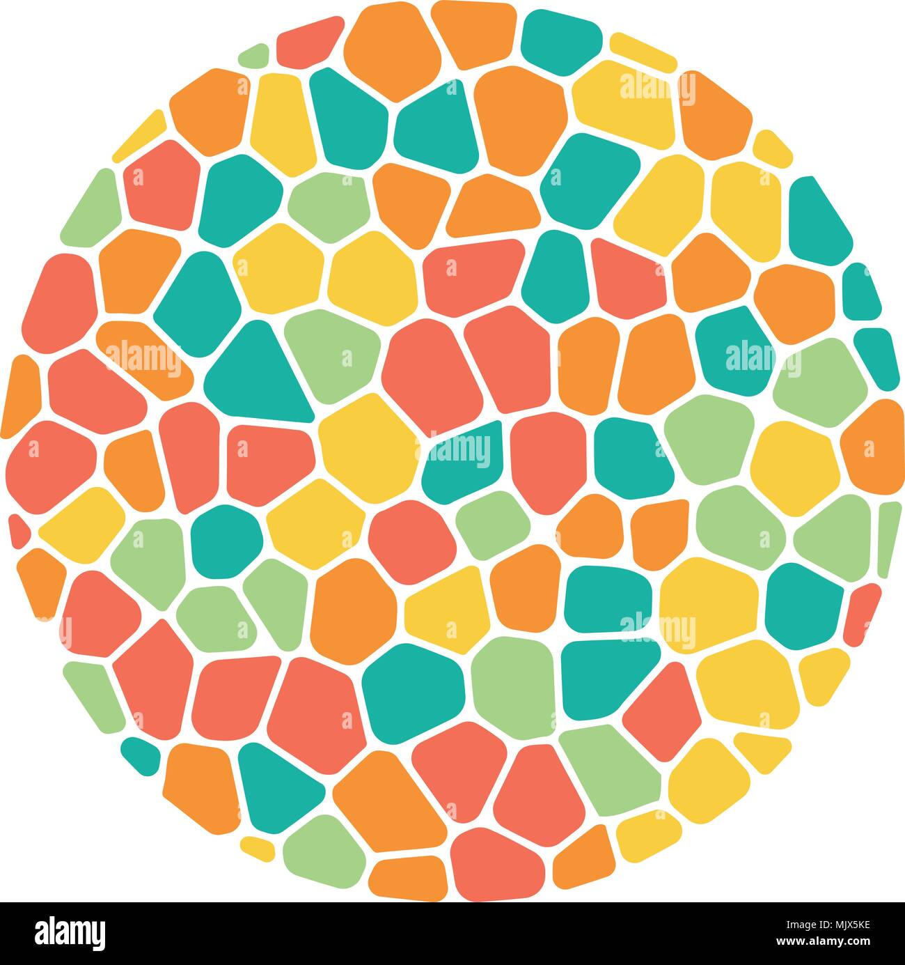 Round circle triangle Stock Vector Images - Alamy