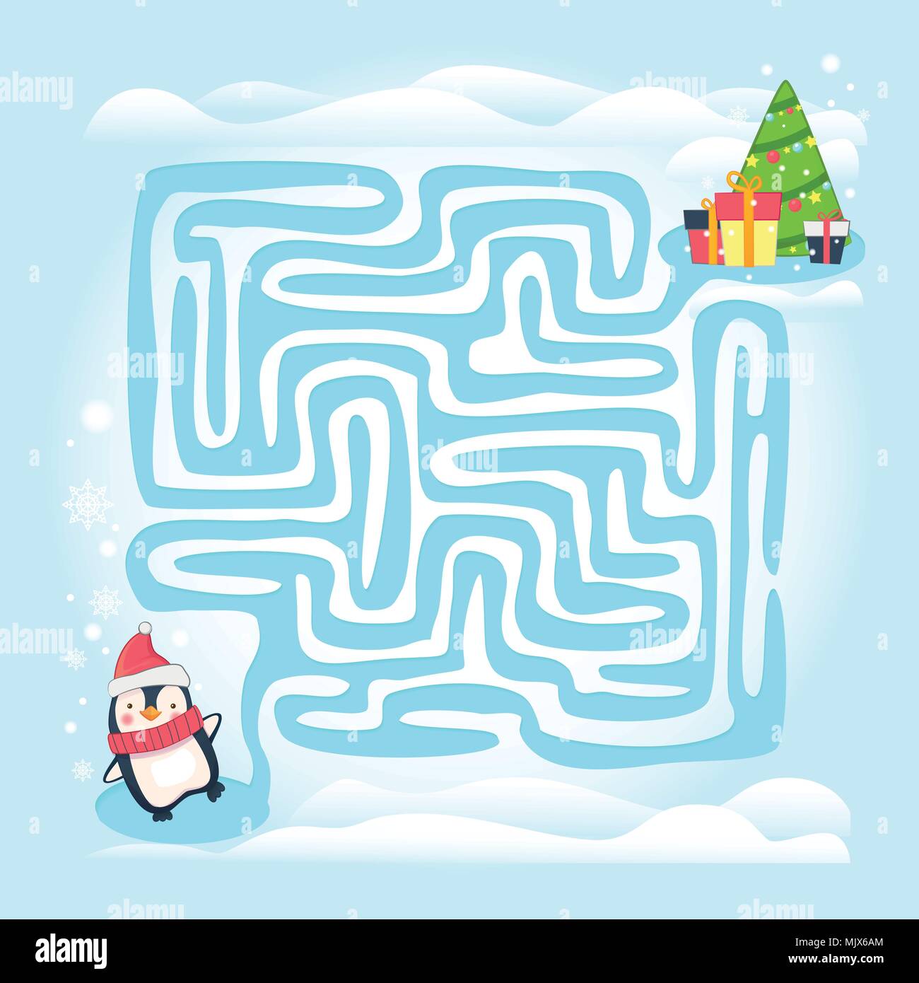 maze game illustration Stock Vector Image & Art - Alamy