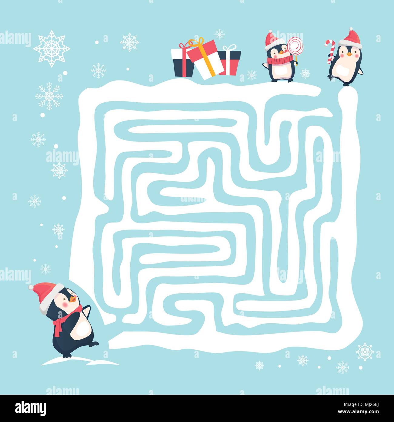 maze game illustration Stock Vector Image & Art - Alamy