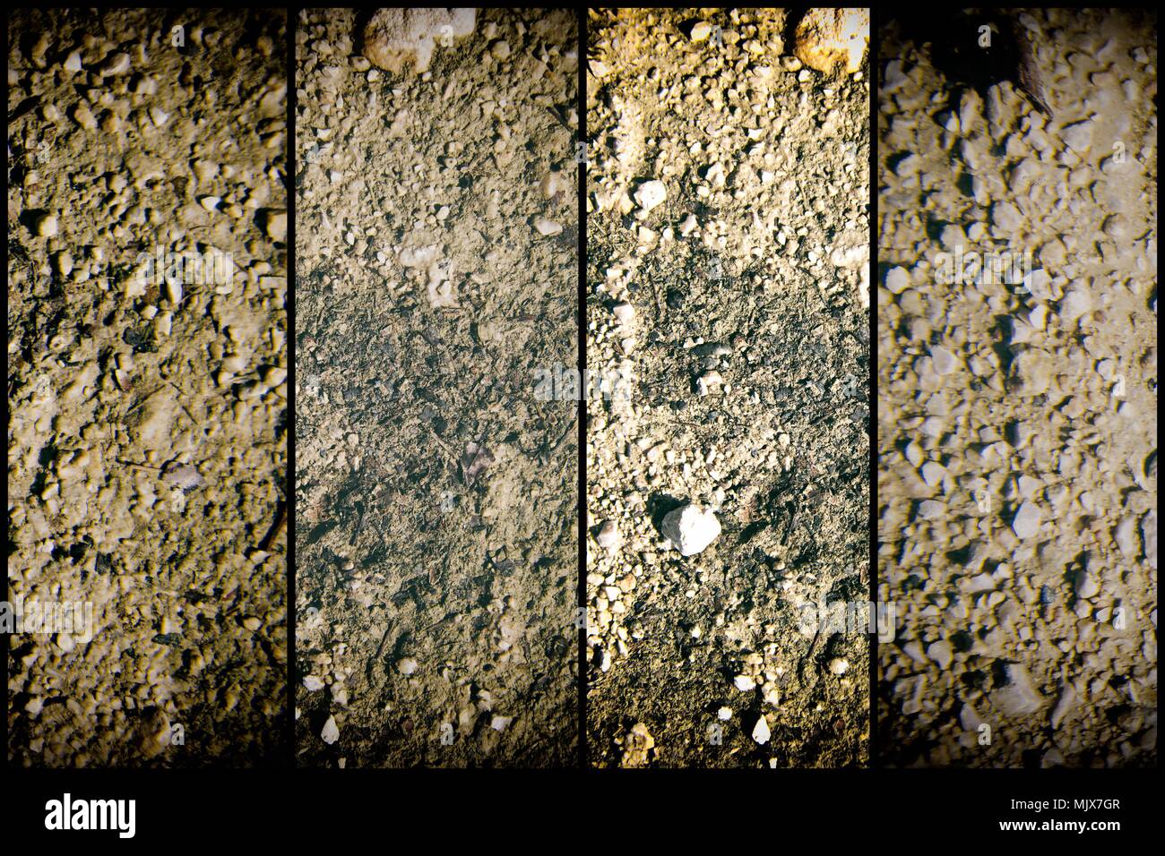 Ground texture like on Mars, sand surface, stone background Stock Photo ...