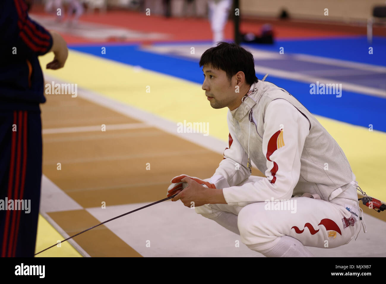 St. Petersburg, Russia - May 4, 2018: Chen Li, China in first ...