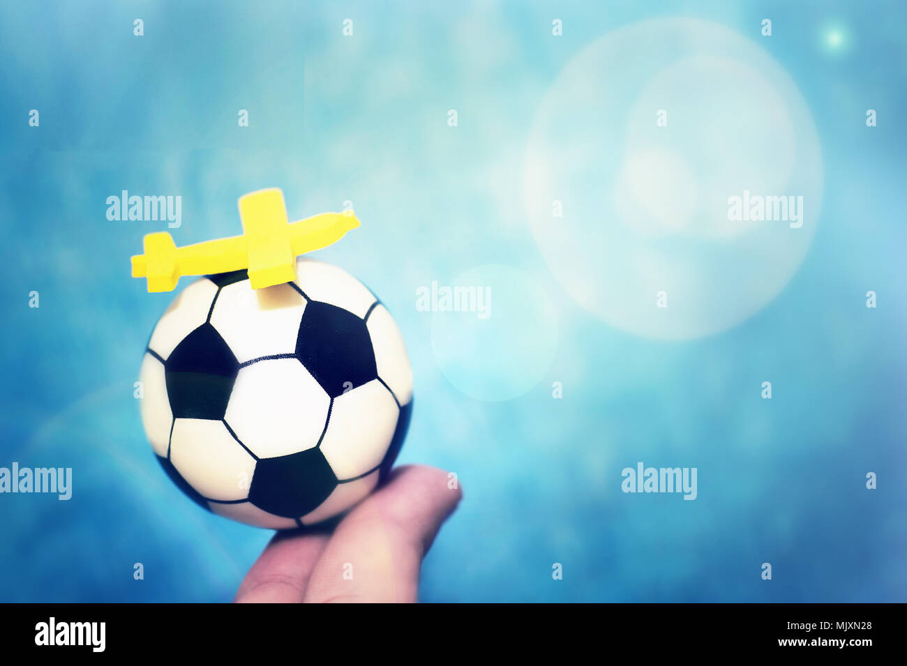 Football airplane hi-res stock photography and images - Alamy