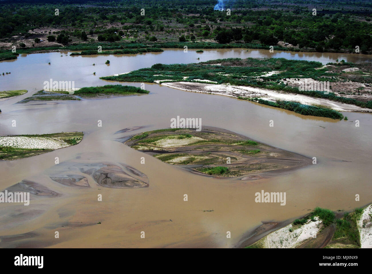 The Rufiji River in the Selous Game Reserve, Tanzania Stock Photo - Alamy