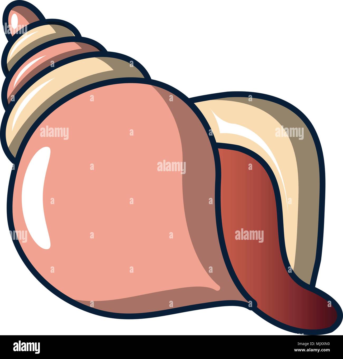 Animal shell icon, cartoon style Stock Vector Image & Art - Alamy