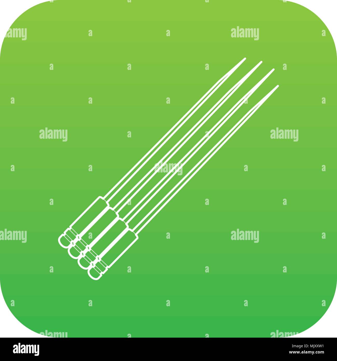 Toothpick icon green vector Stock Vector Image & Art - Alamy