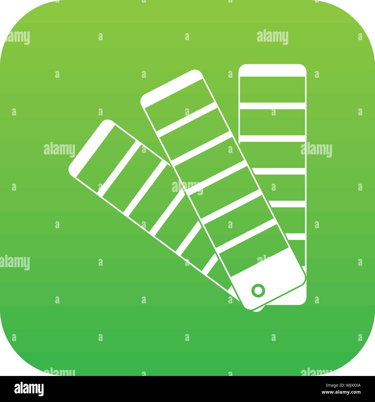 Paint color selection booklet icon digital green Stock Vector Image ...