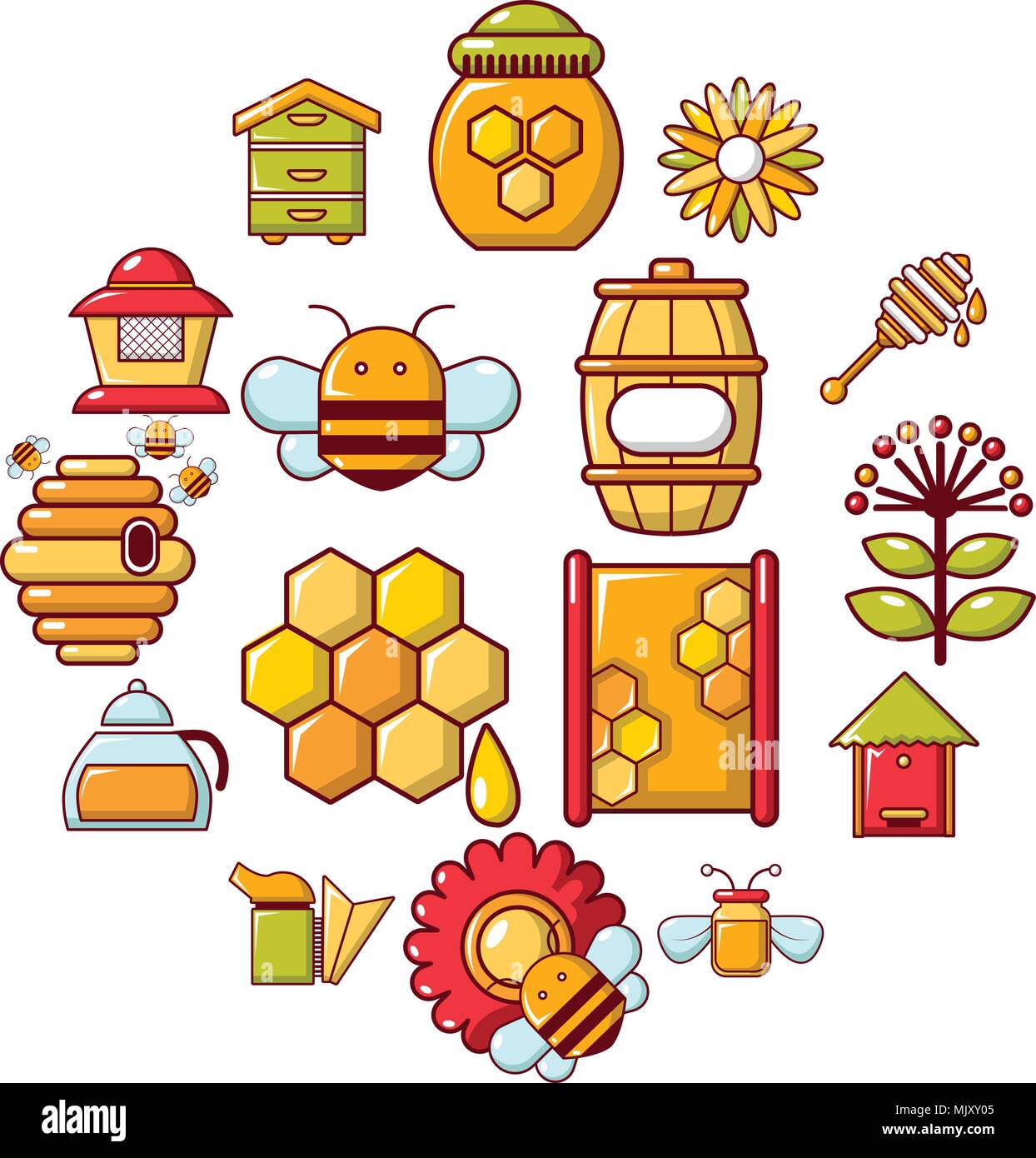 Cartoon Honey Jar High Resolution Stock Photography and Images - Alamy