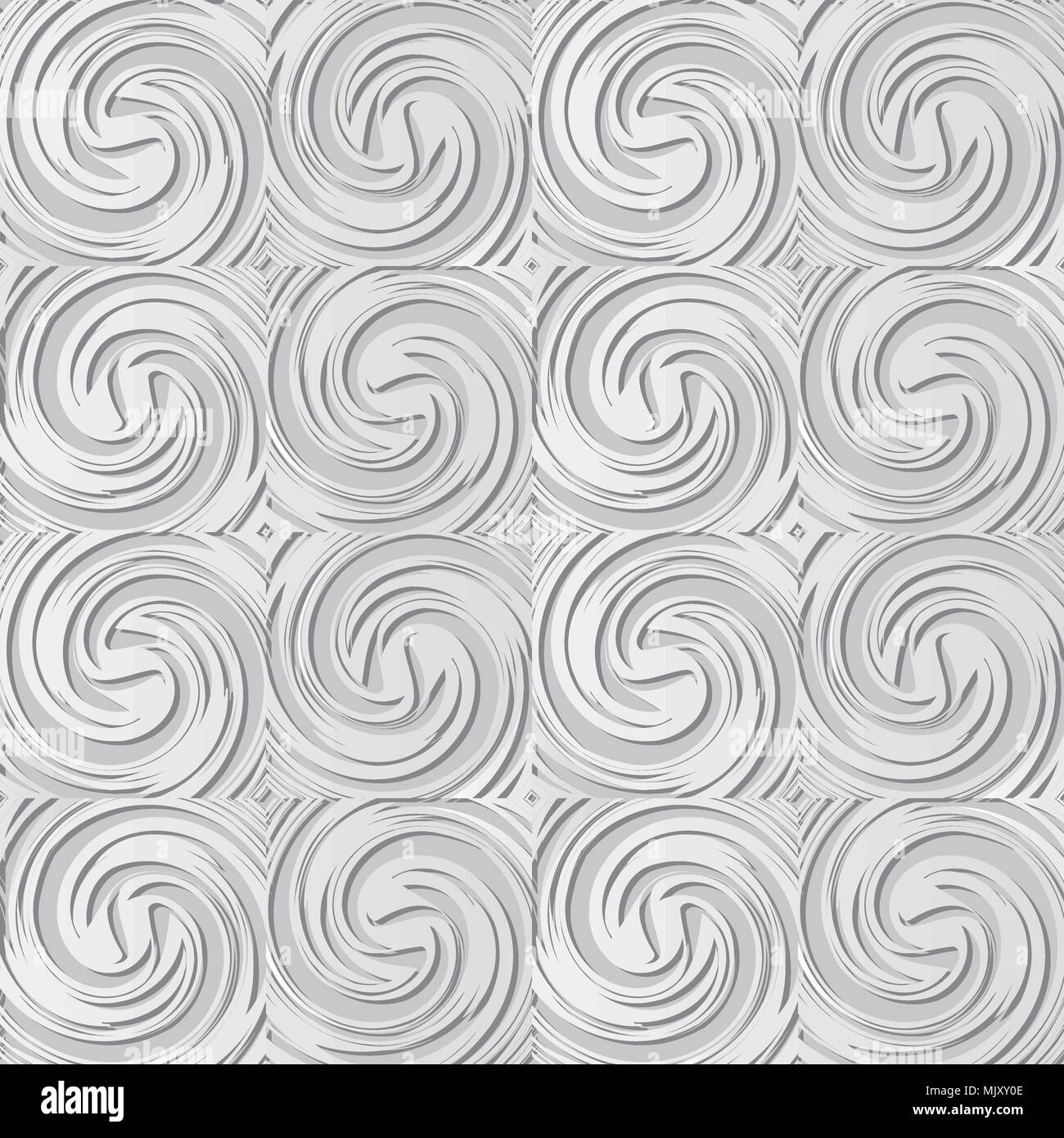 3D white paper art Spiral Vortex Cross Wind Swirl Wave, Vector stylish ...