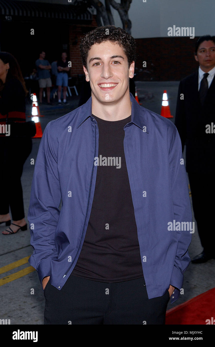Jason Biggs arriving at the Jay and Silent Bob Strike Back premiere at ...