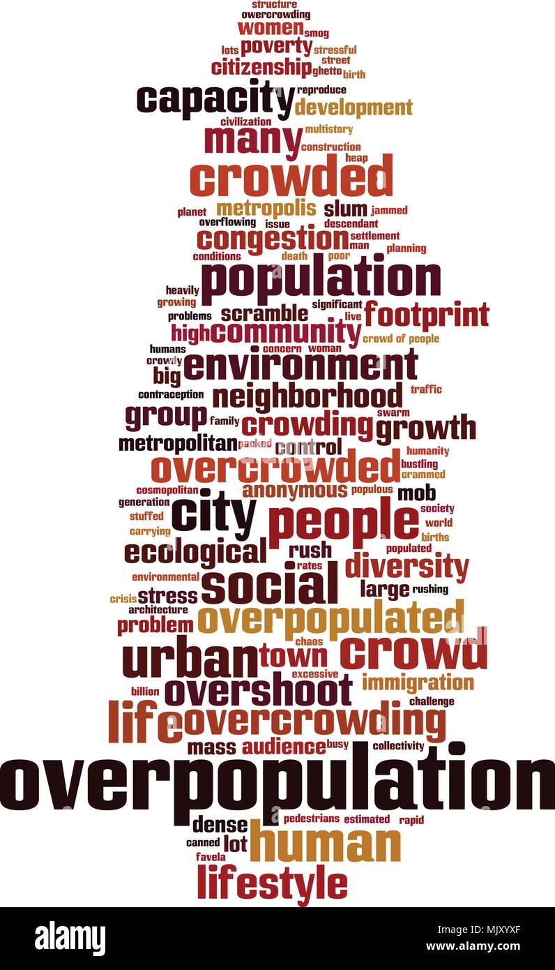Overpopulation vector vectors hi-res stock photography and images - Alamy