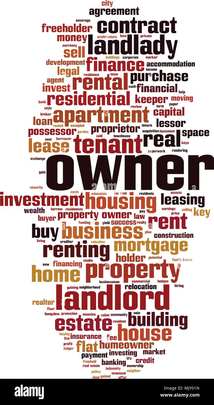 Owner word cloud concept. Vector illustration Stock Vector Image & Art ...