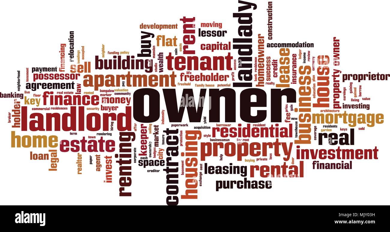 Owner word cloud concept. Vector illustration Stock Vector Image & Art ...