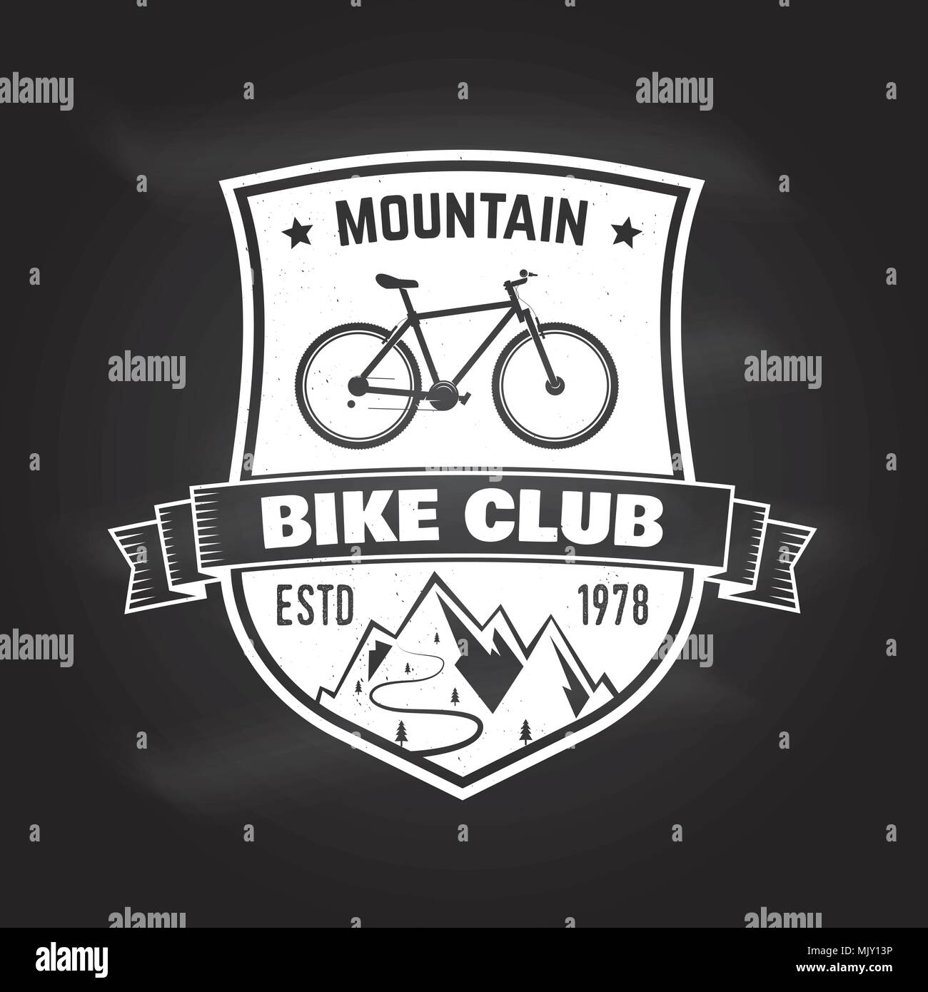 Monochrome bike silhouette Stock Vector Images - Alamy