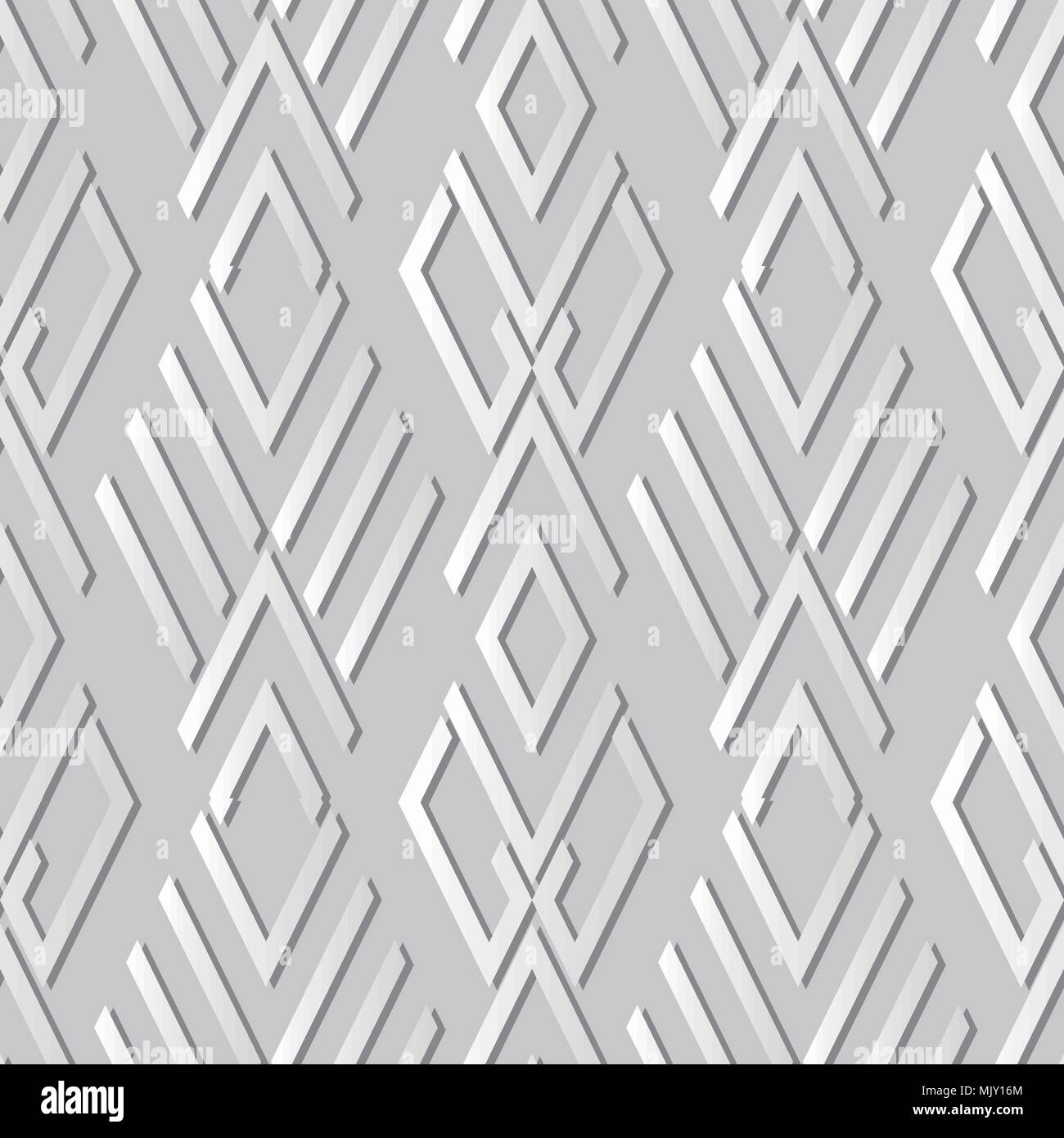 3D white paper art Check Diamond Cross Geometry Frame, Vector stylish ...