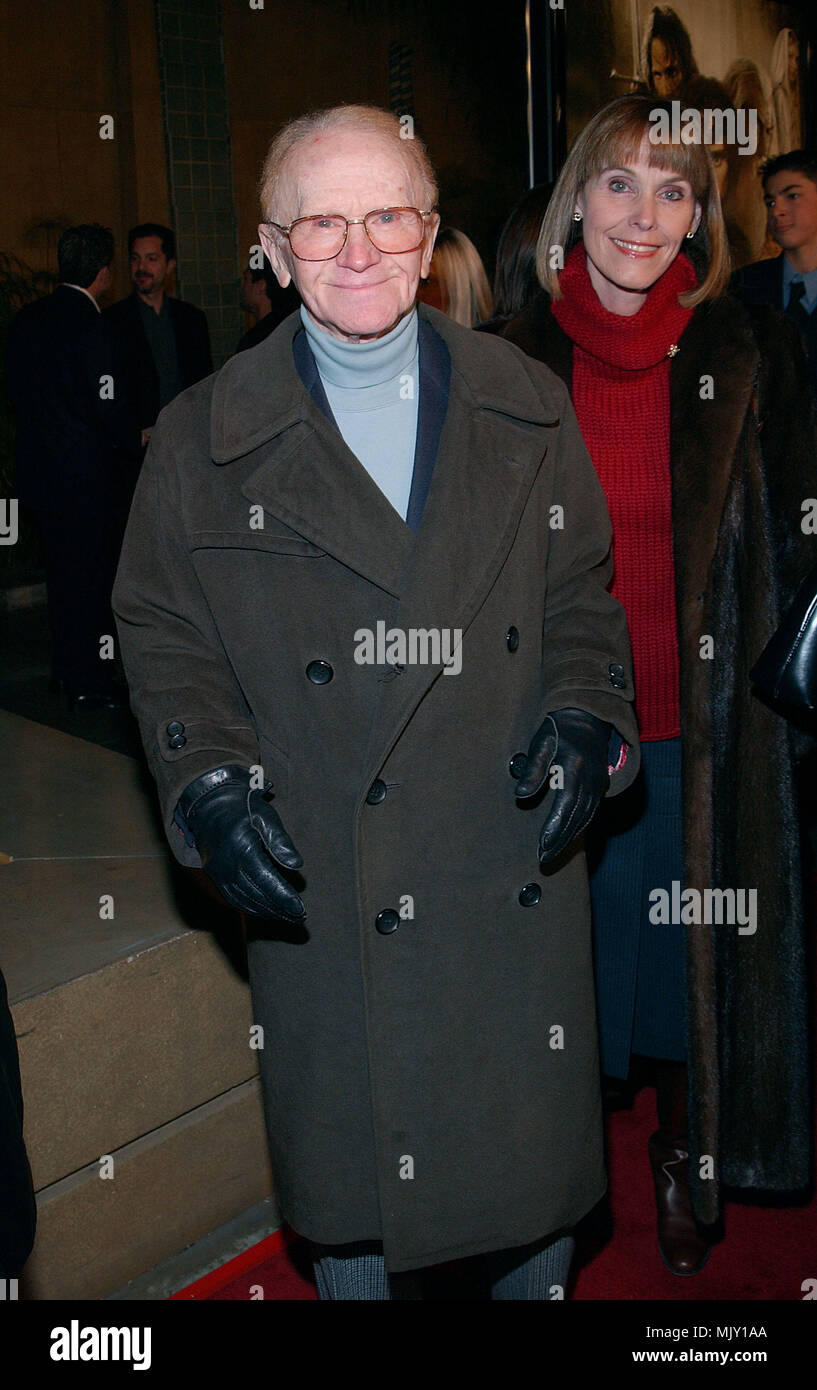 Red Button and wife arriving at the premiere of Lord of The Rings at ...
