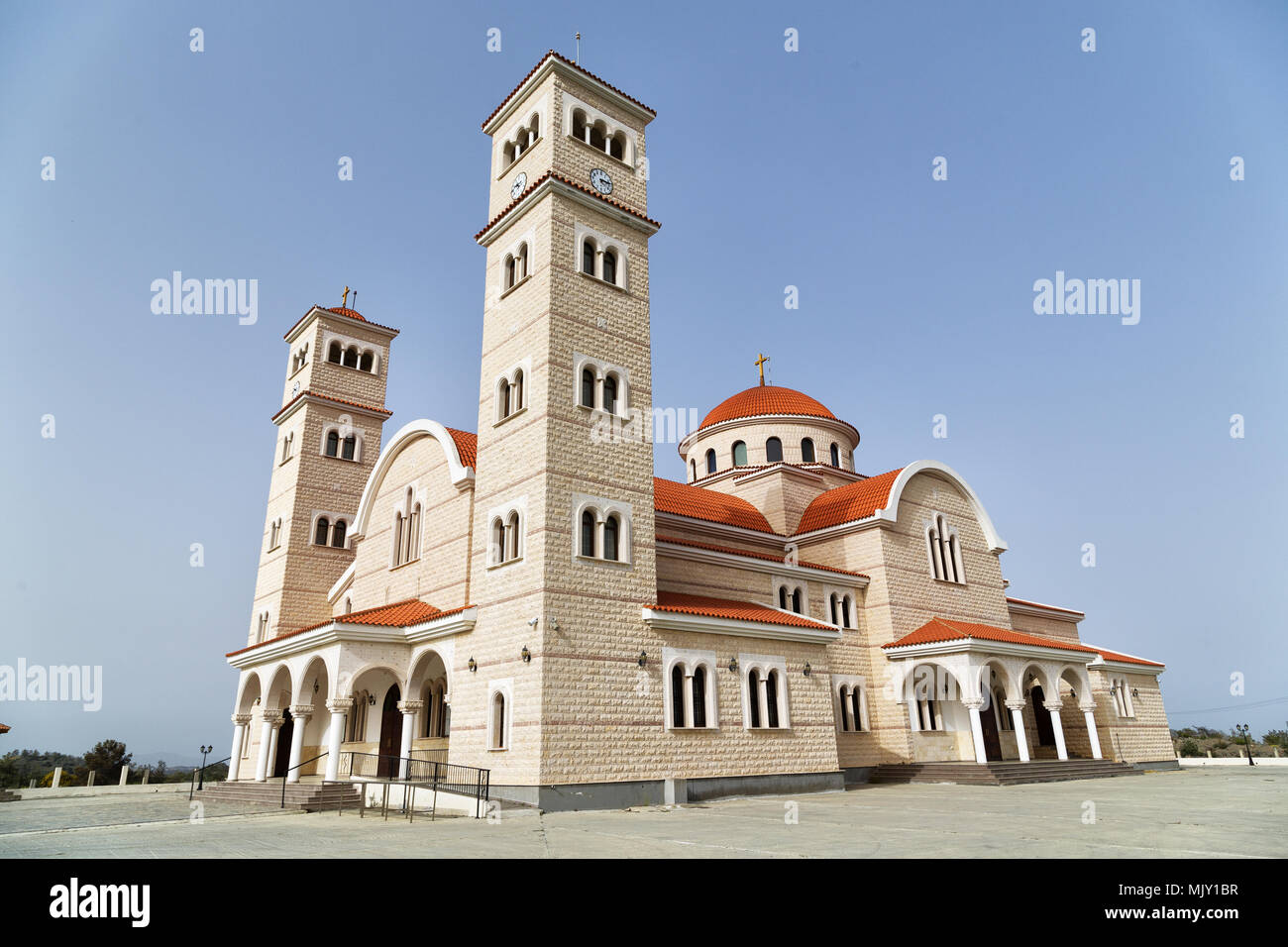 in cyprus the old church and the historical heritage of history Stock ...