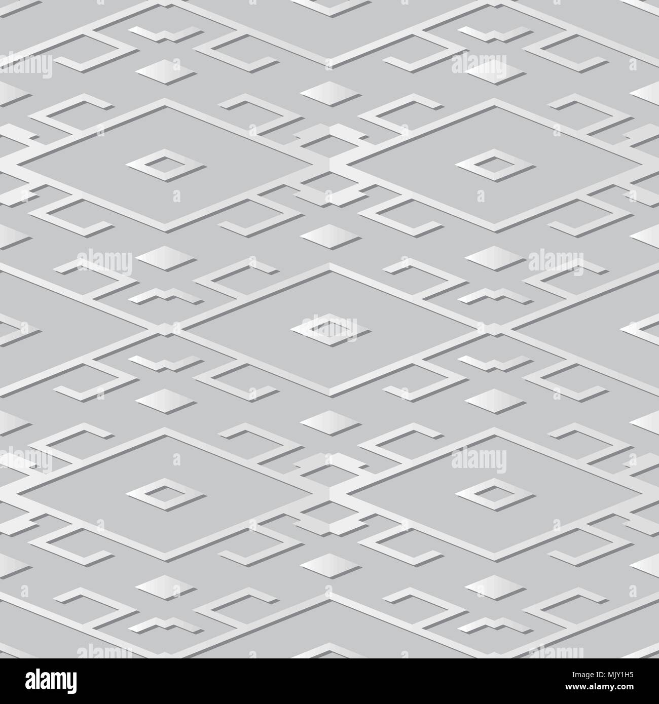 3D white paper art Diamond Check Cross Tracery Frame, Vector stylish ...