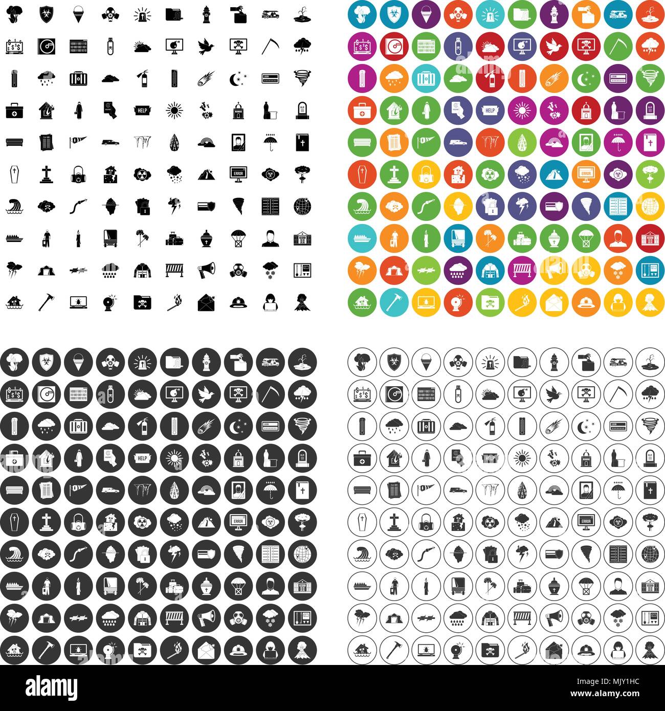 100 natural disasters icons set vector variant Stock Vector Image & Art ... 100 natural disasters icons set vector variant Stock Vector Image & Art ...