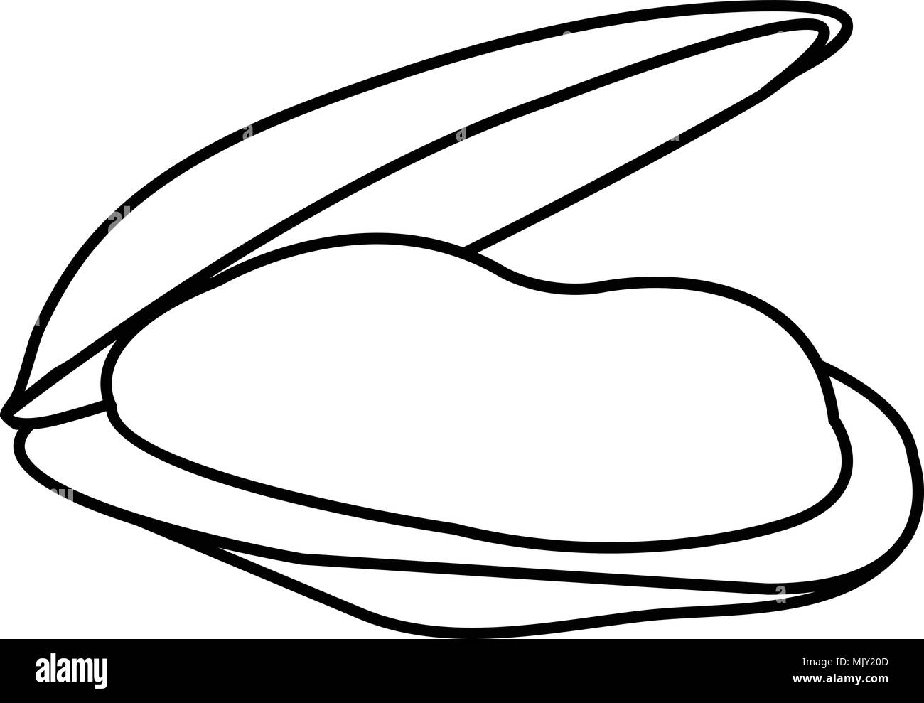 Mollusk icon, outline style Stock Vector Image & Art - Alamy