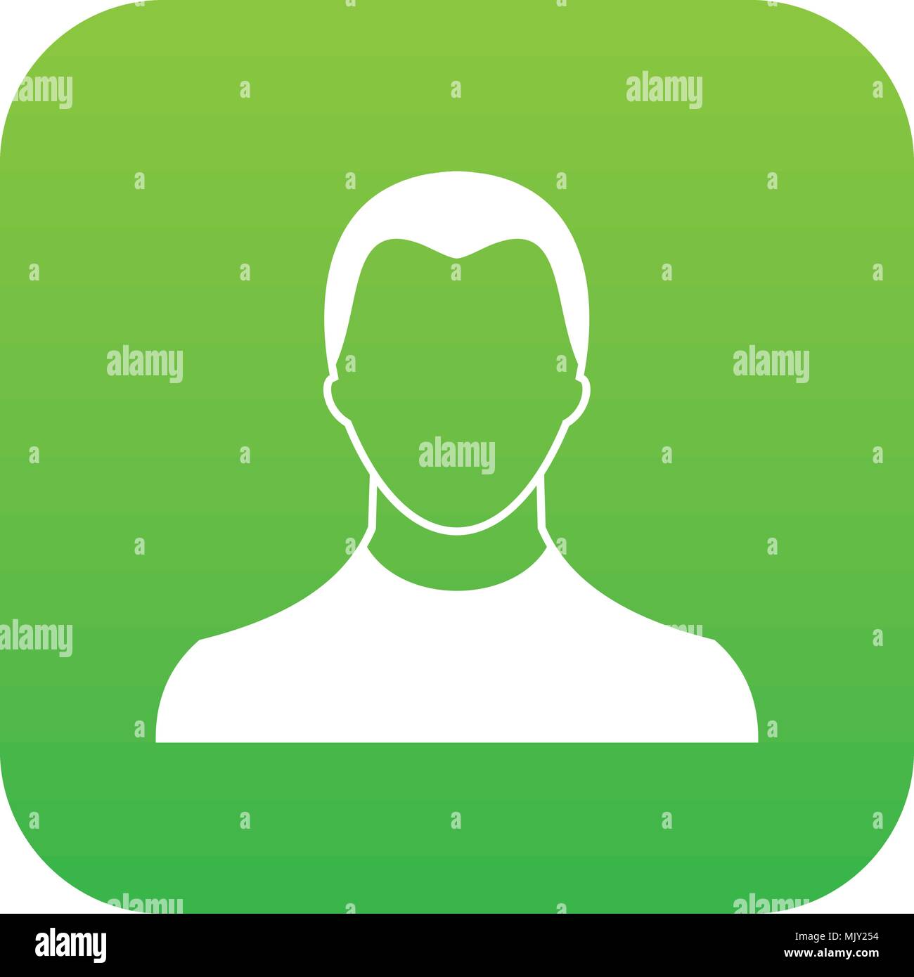 User icon digital green Stock Vector Image & Art - Alamy