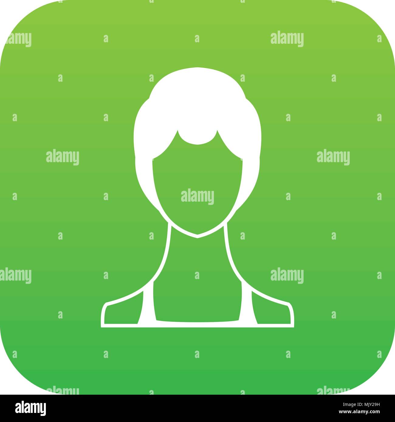 Woman icon digital green Stock Vector Image & Art - Alamy