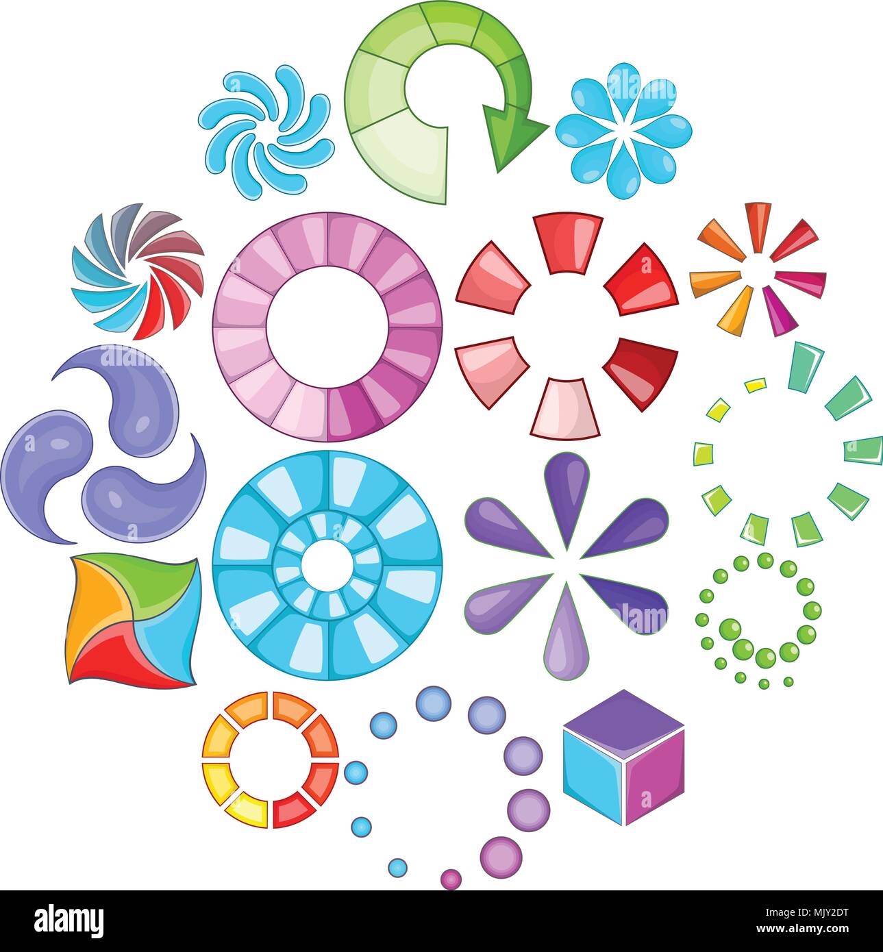 Transfer icons set cartoon hi-res stock photography and images - Alamy