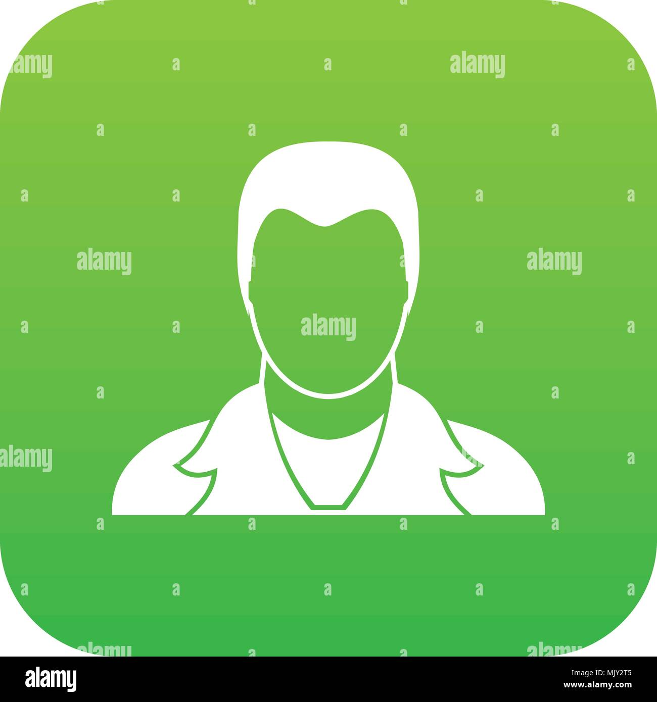 User icon digital green Stock Vector Image & Art - Alamy