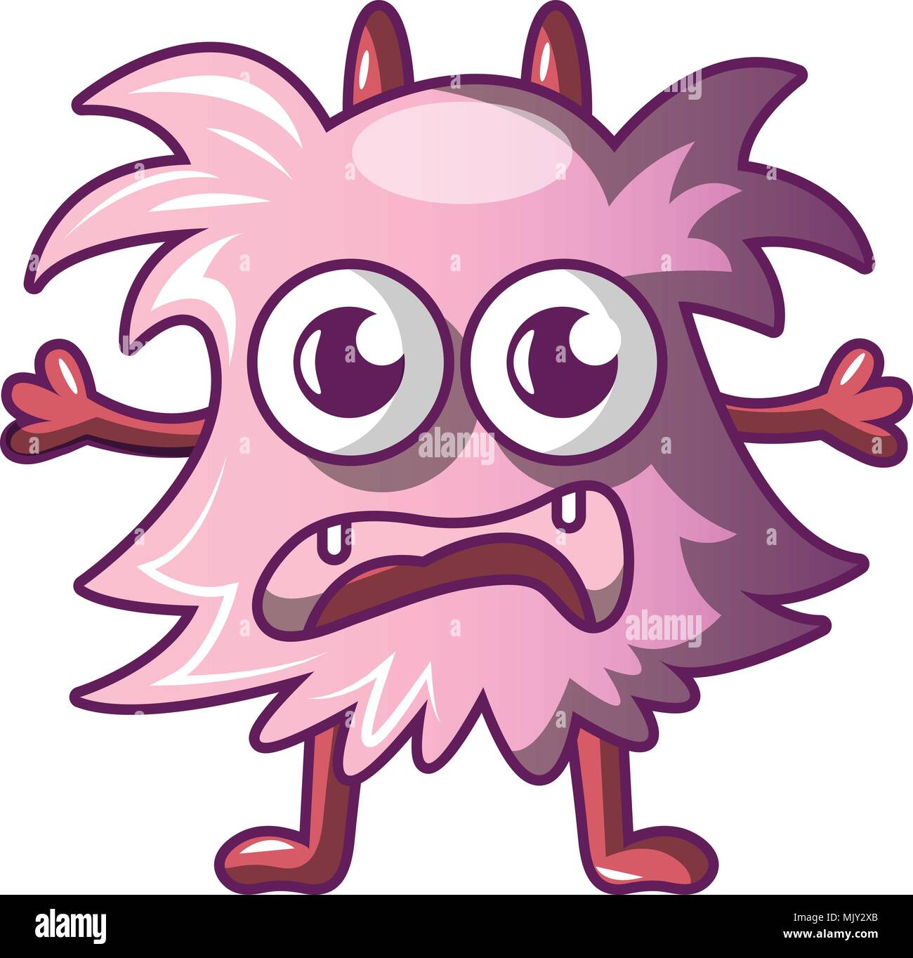 Monster icon, cartoon style Stock Vector Image & Art - Alamy