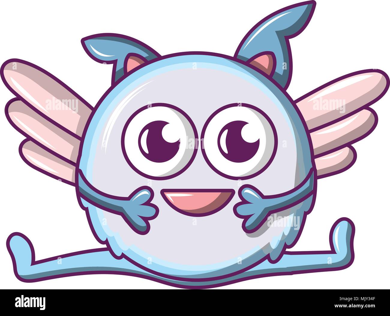 Flying monster icon, cartoon style Stock Vector Image & Art - Alamy