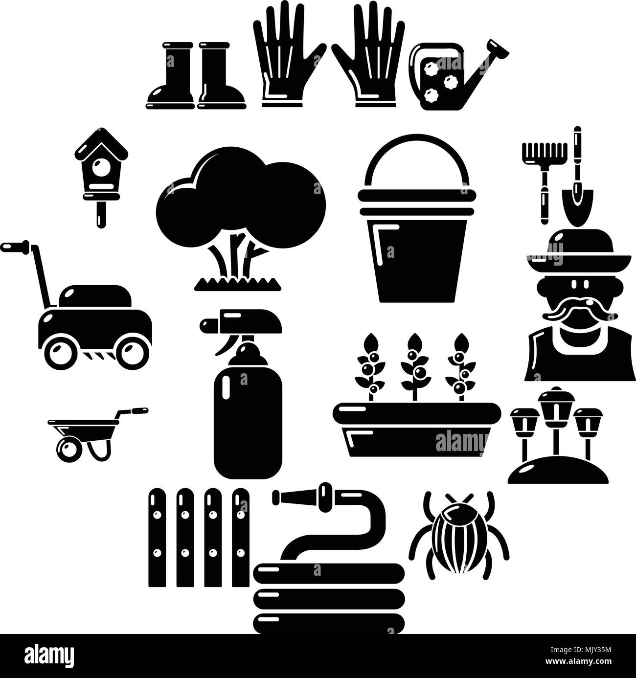 Grain beetle Stock Vector Images - Alamy