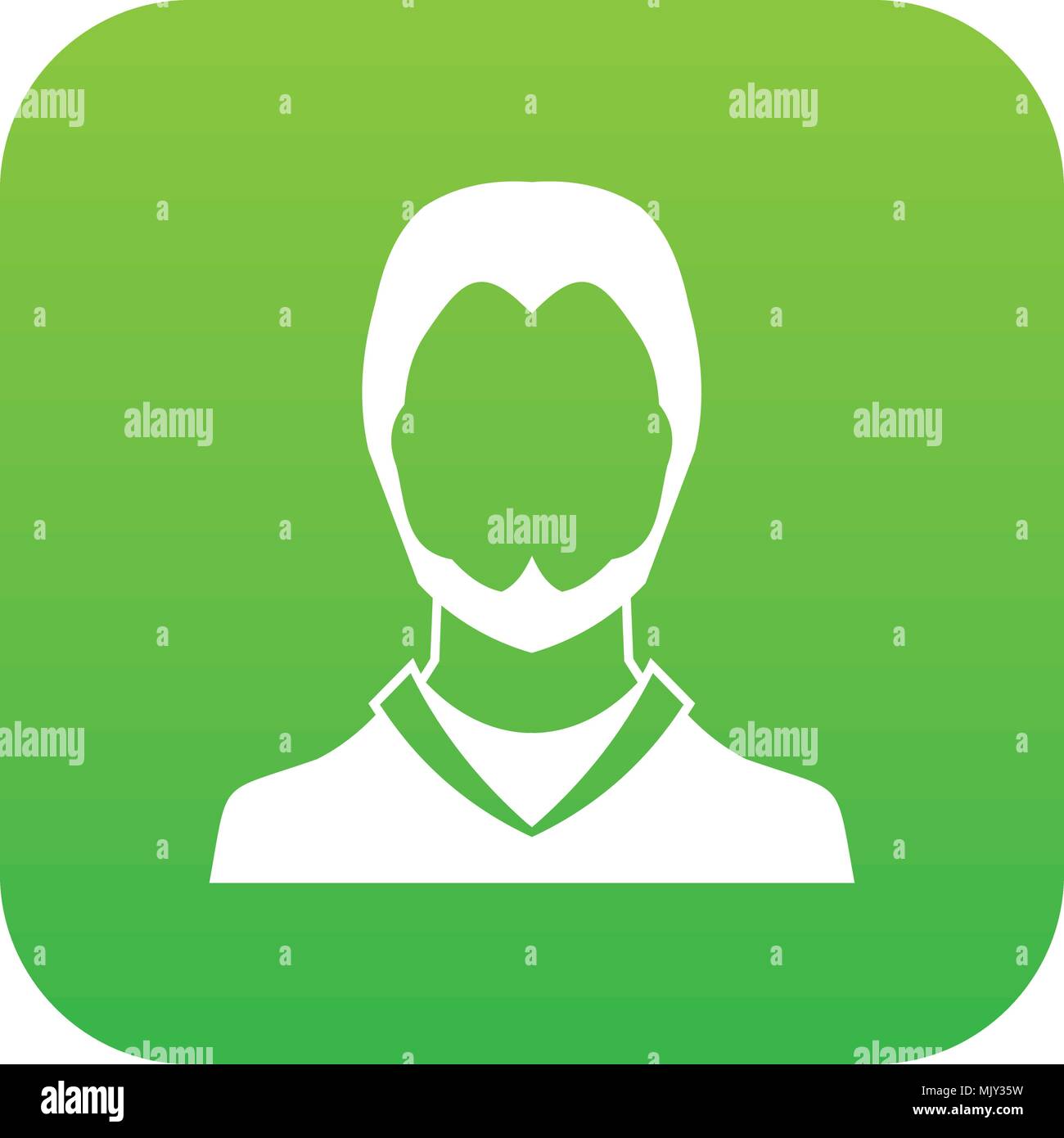 User icon digital green Stock Vector Image & Art - Alamy