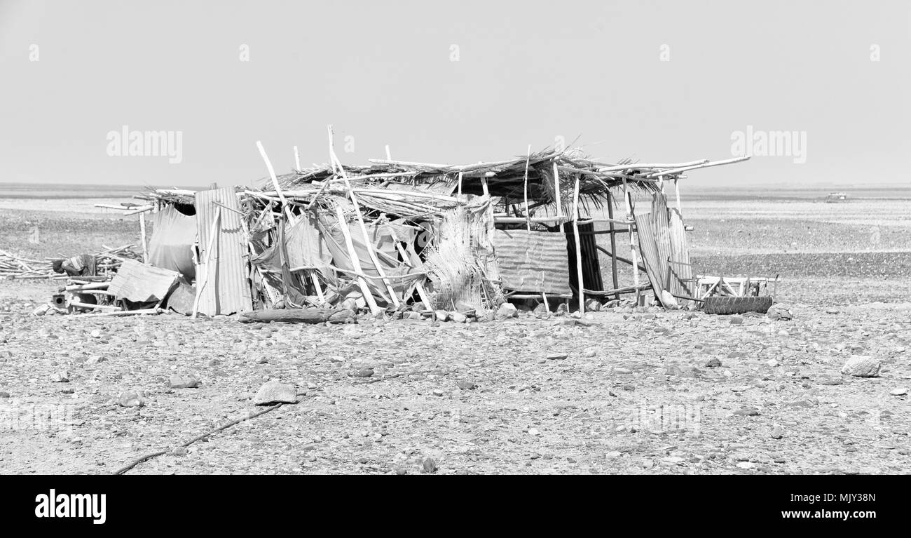 in ethiopia africa the poor house of people in the desert of stone ...