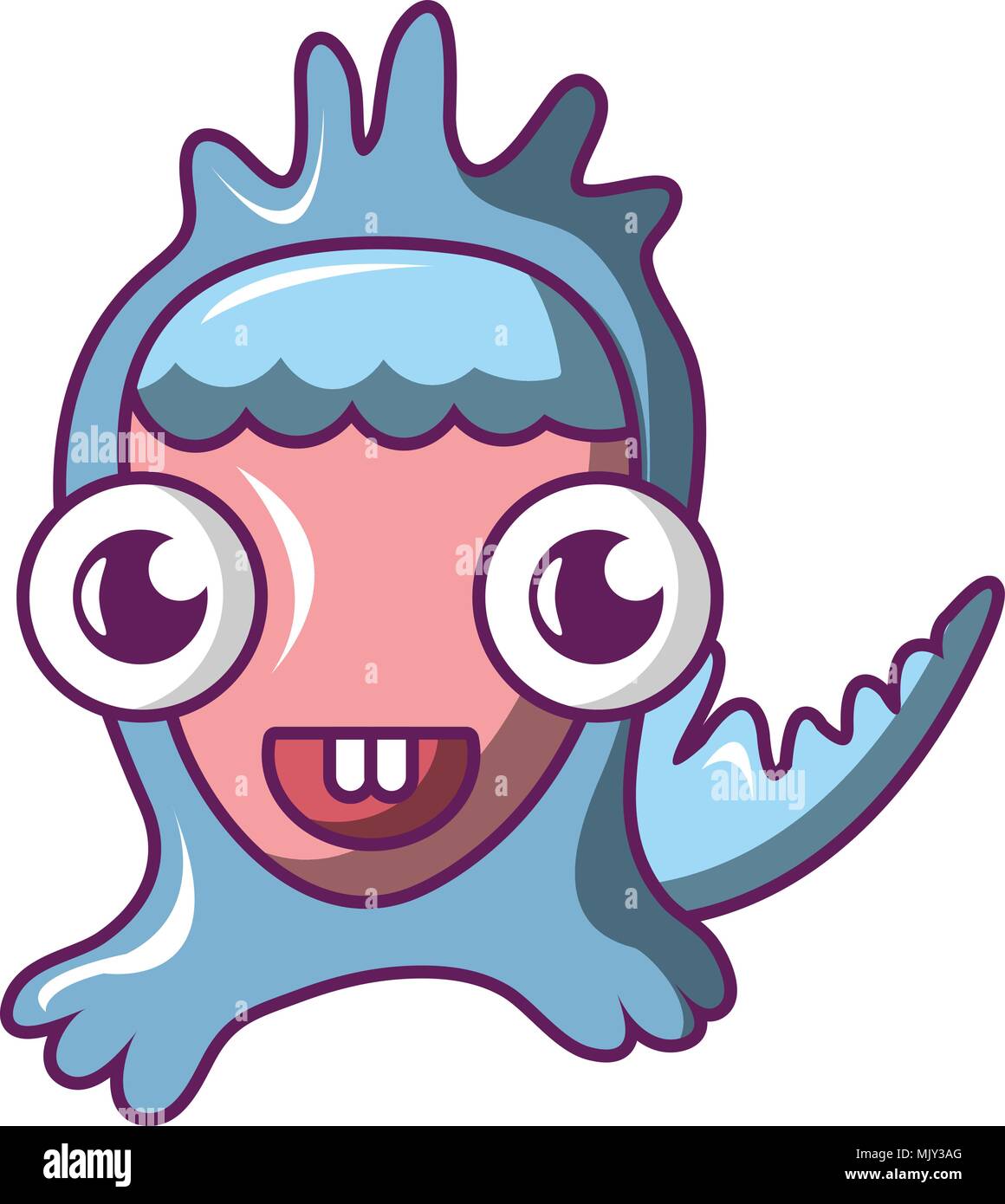 Comic monster icon, cartoon style Stock Vector Image & Art - Alamy