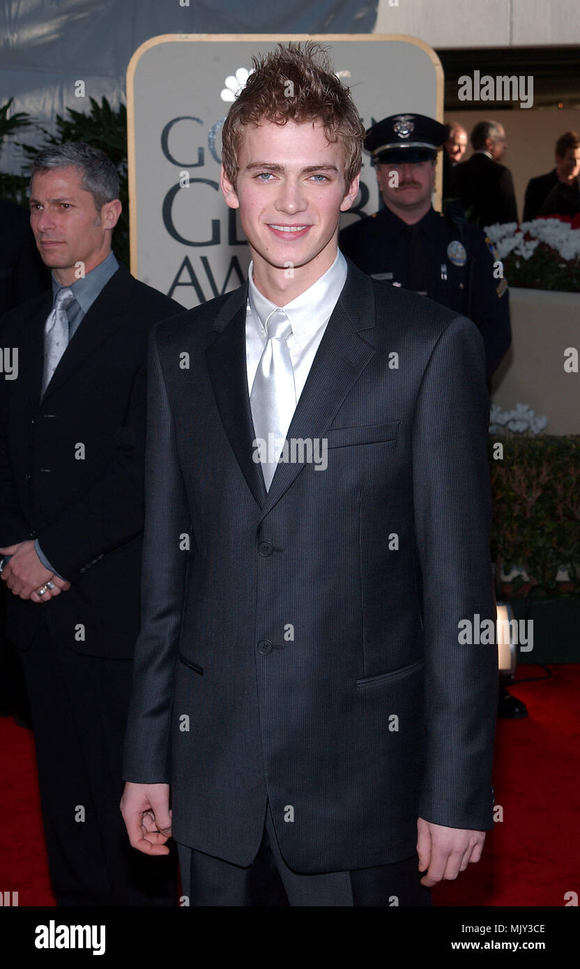 Hayden Christensen arrives at the 59th Golden Globes Awards at the ...