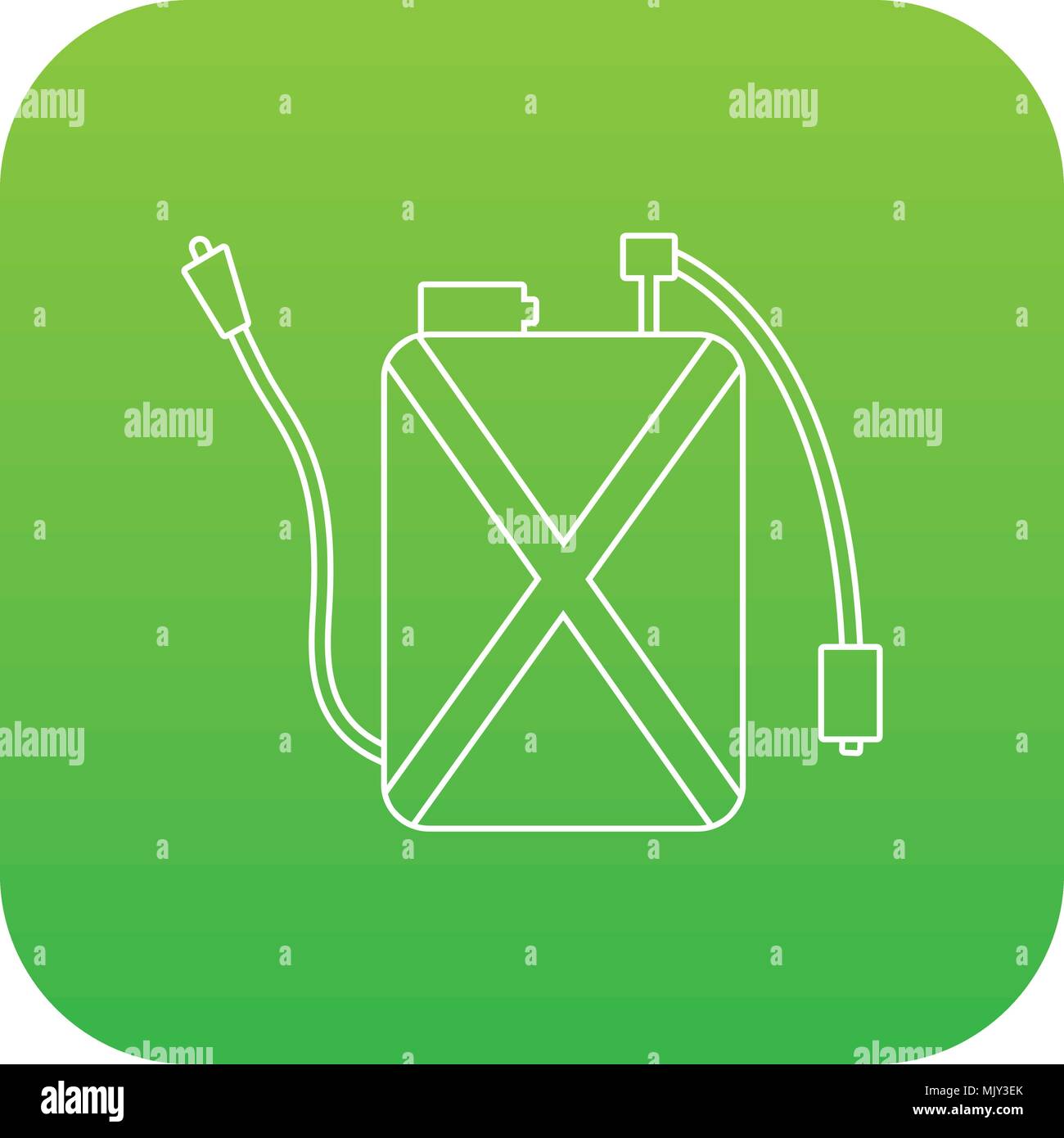 Pest control icon green vector Stock Vector Image & Art - Alamy