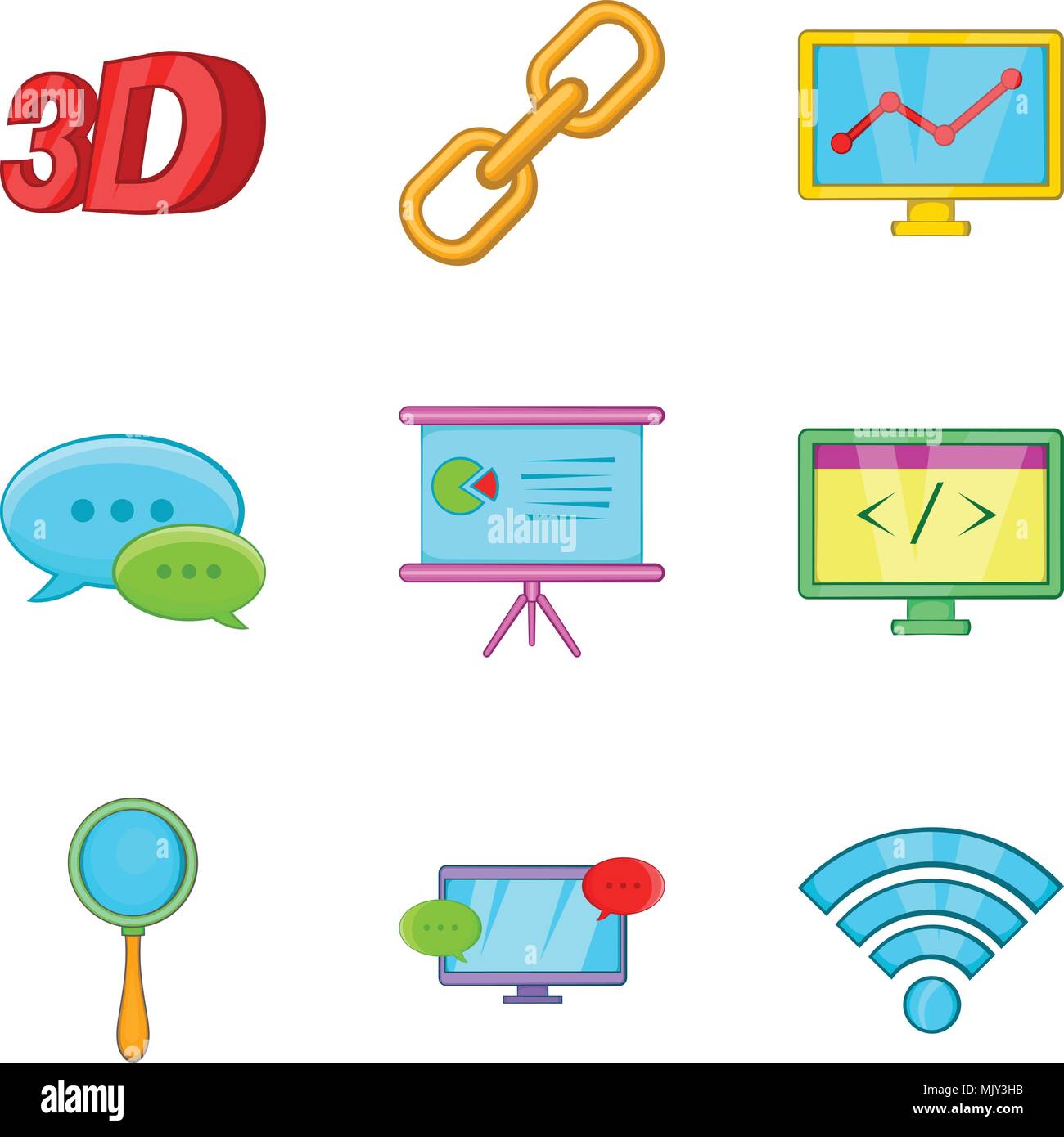 Cordless hardware icons set, cartoon style Stock Vector Image & Art - Alamy