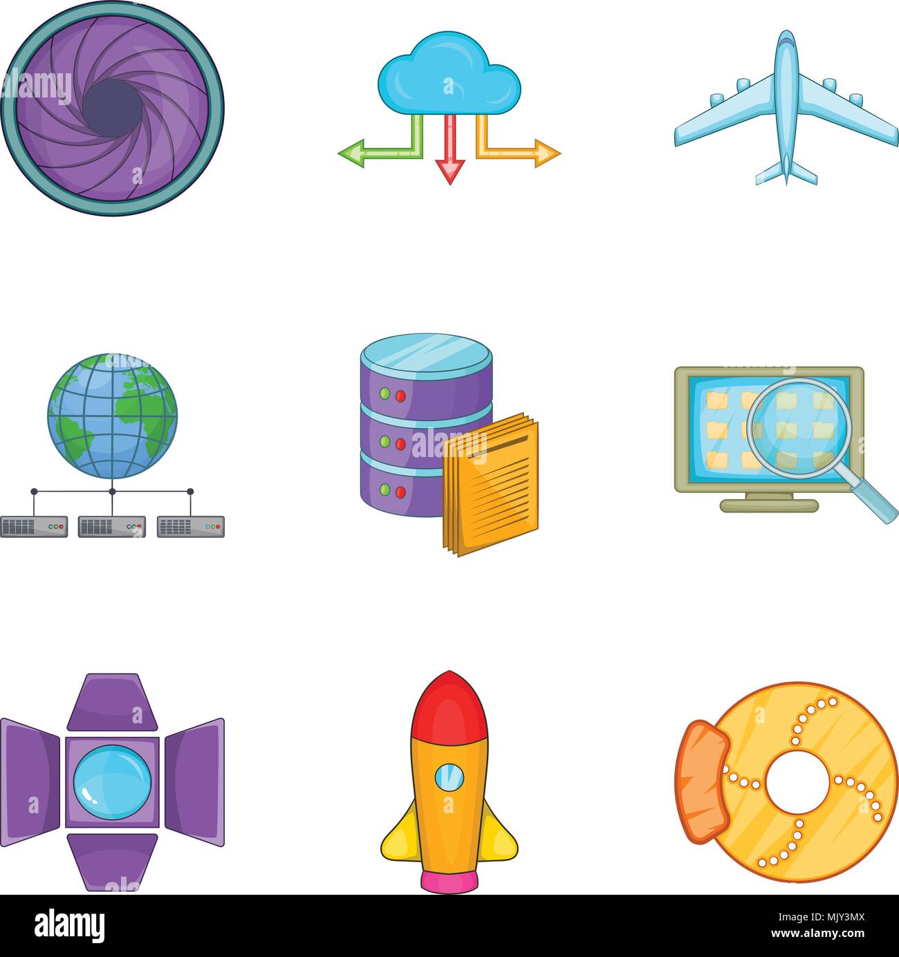 Data inventory cartoon hi-res stock photography and images - Alamy