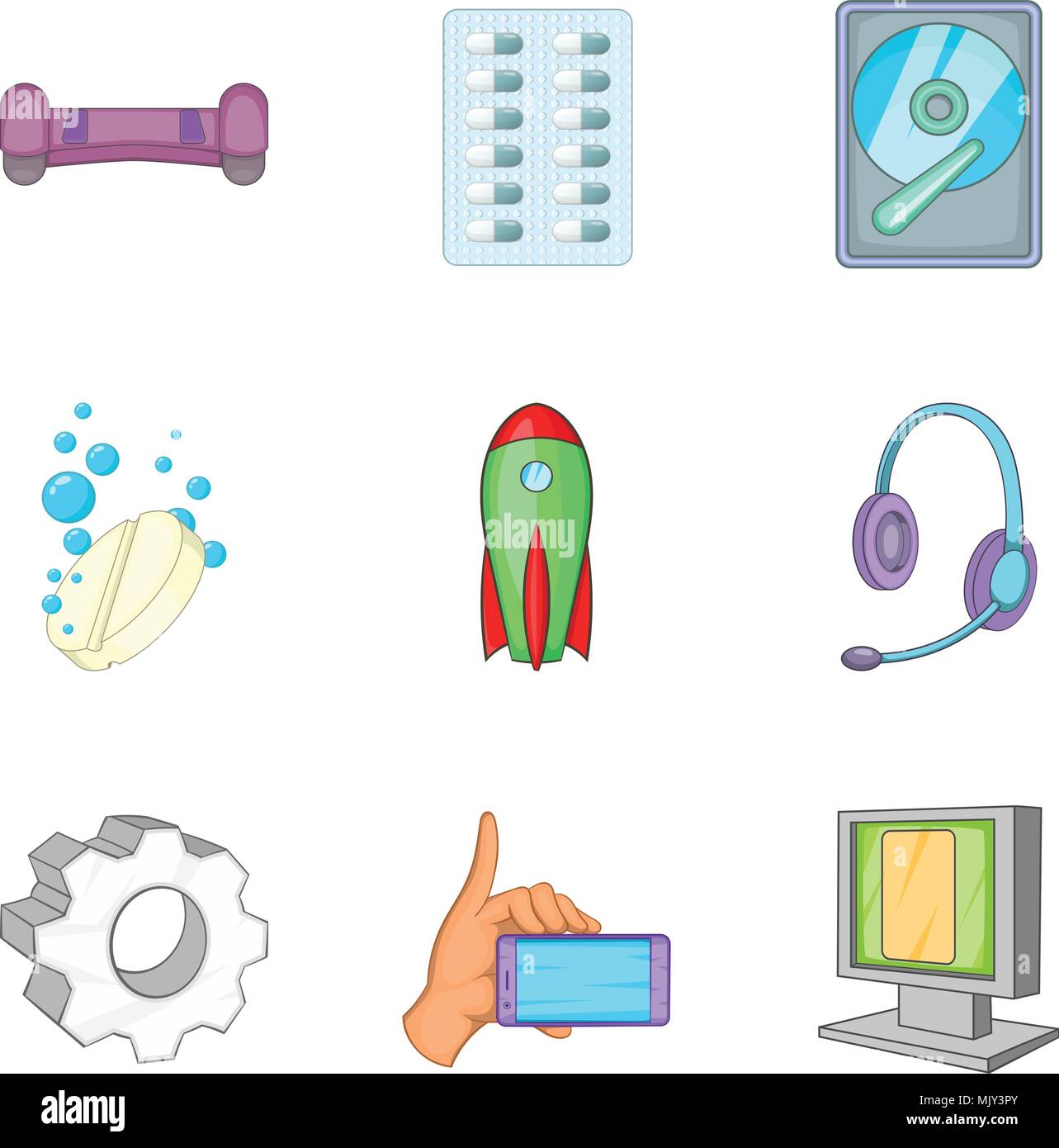 Data inventory cartoon hi-res stock photography and images - Alamy