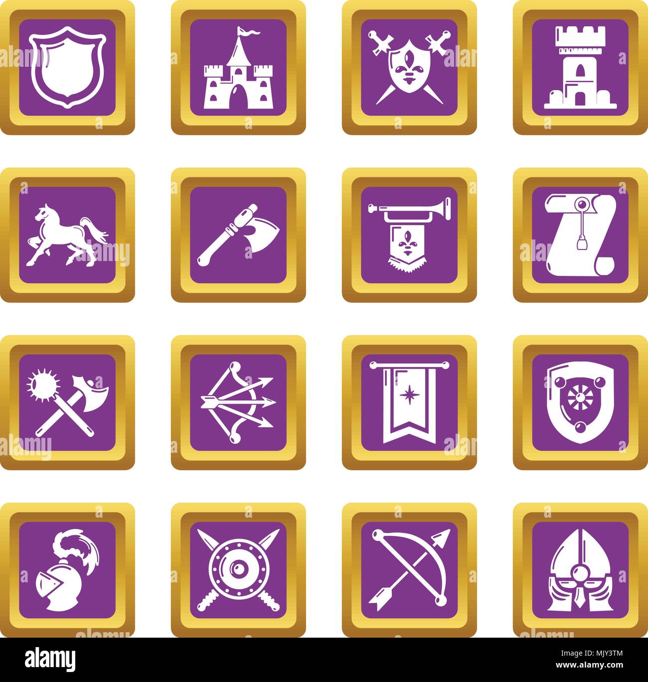 Purple knight Stock Vector Images - Alamy