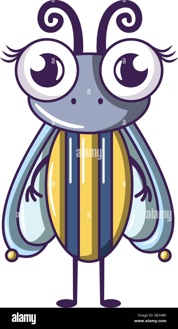Biology fly icon, cartoon style Stock Vector Image & Art - Alamy