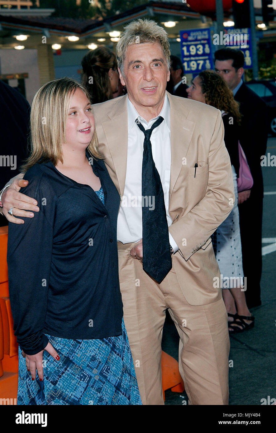 Al Pacino and daughter Julie arrives at the premiere of Simone at the ...