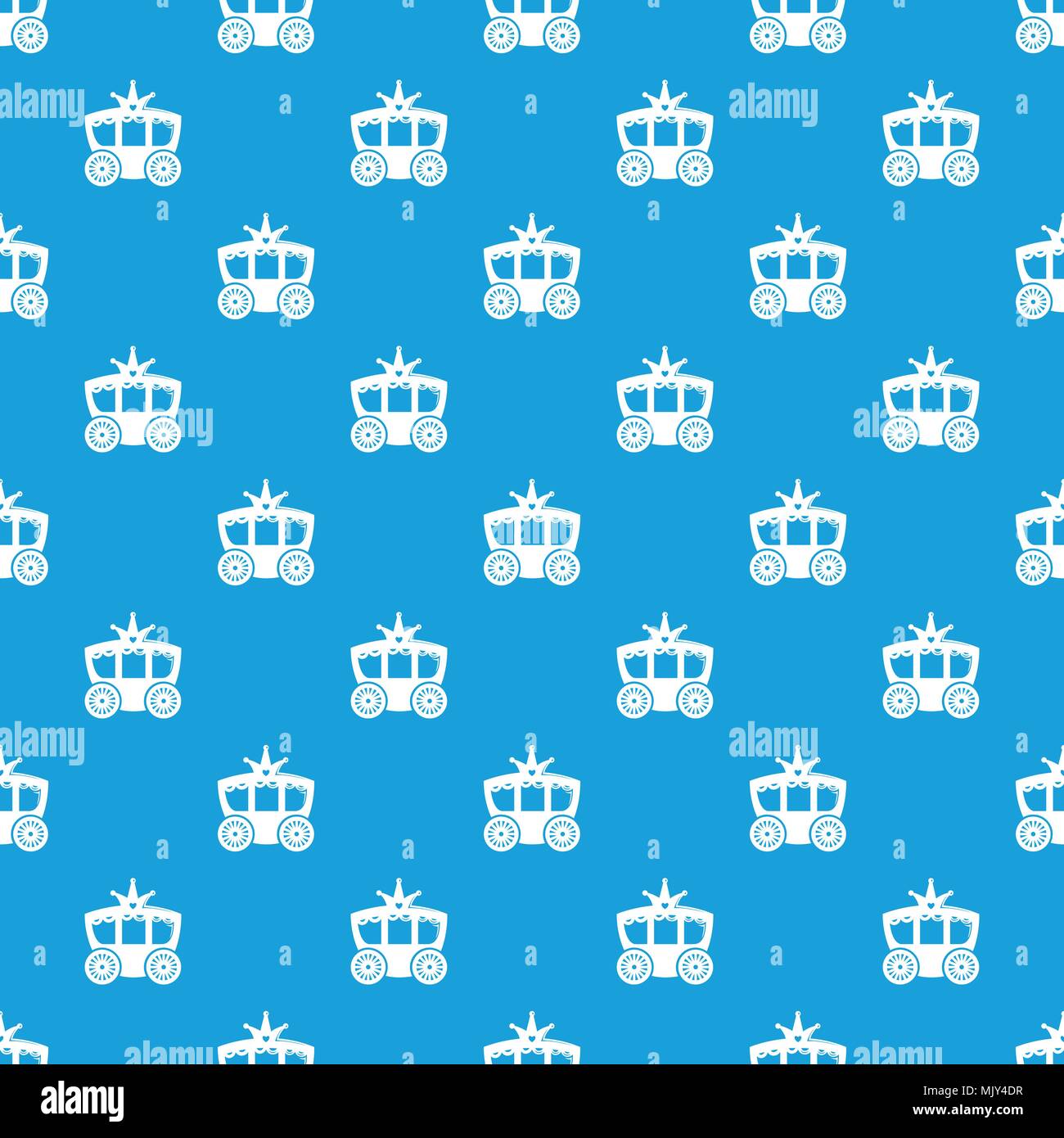 Carriage pattern vector seamless blue Stock Vector Image & Art - Alamy