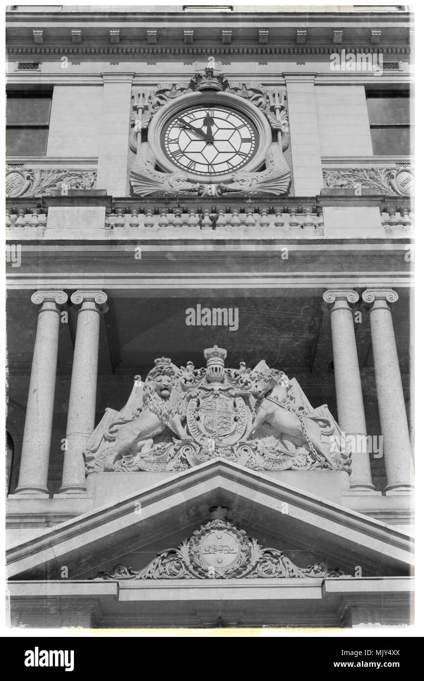 in australia sydney the antique clock tower Stock Photo - Alamy