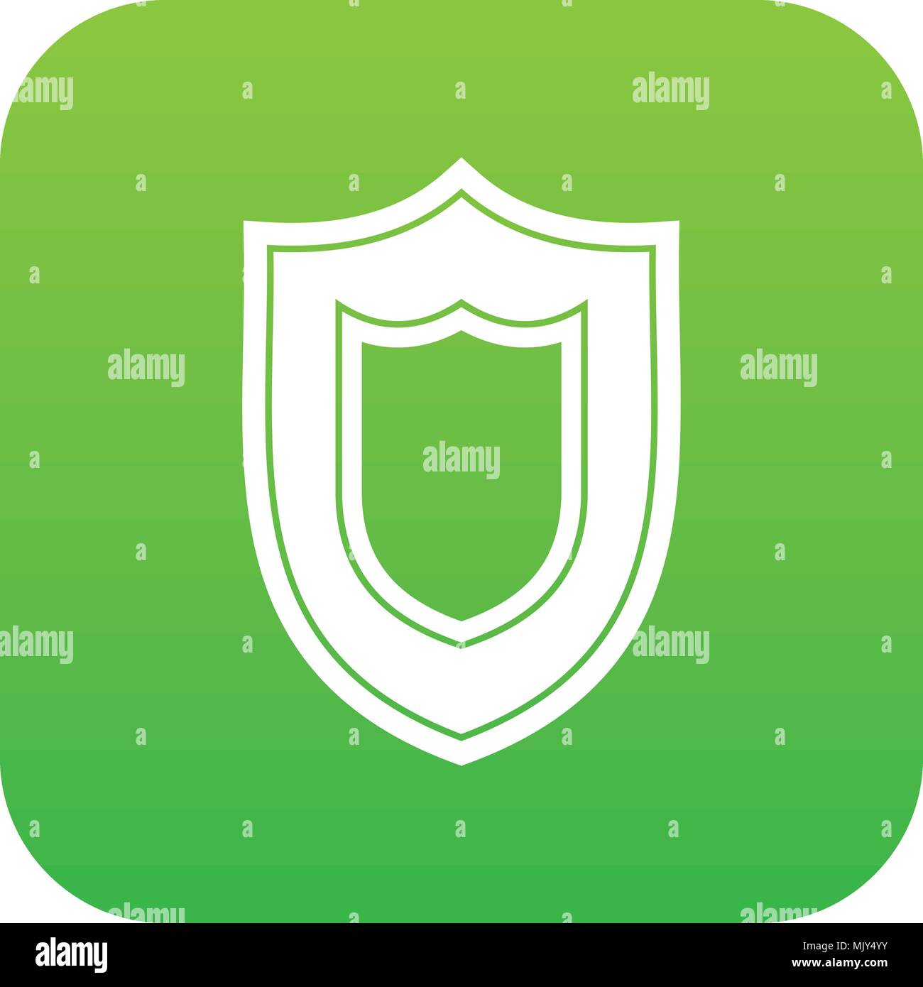 Shield icon digital green Stock Vector Image & Art - Alamy