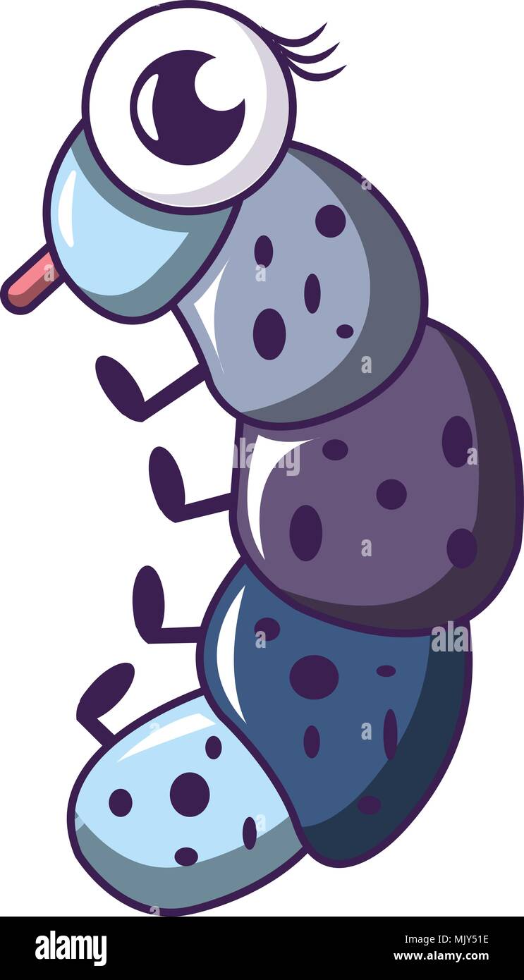 Larva icon, cartoon style Stock Vector Image & Art - Alamy